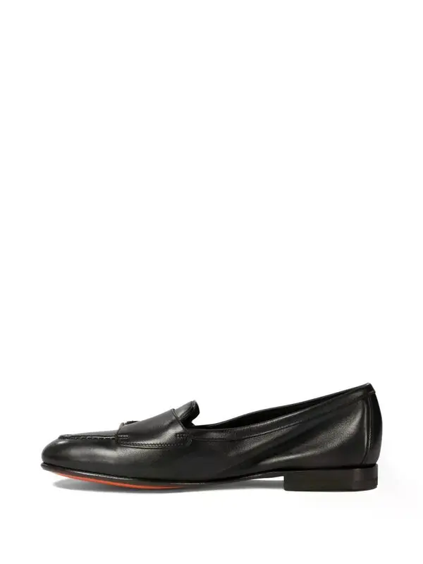 Santoni Leather Loafers