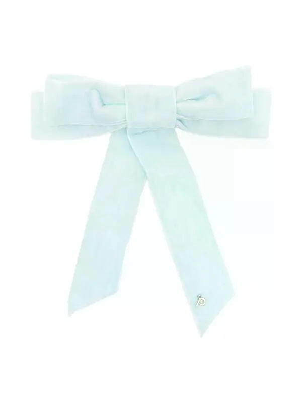 PARLOR Velvet Hair Clip - Blue