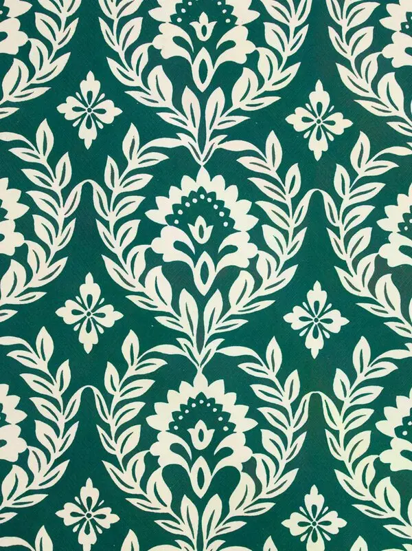 La DoubleJ Leaf-print Cotton Runner