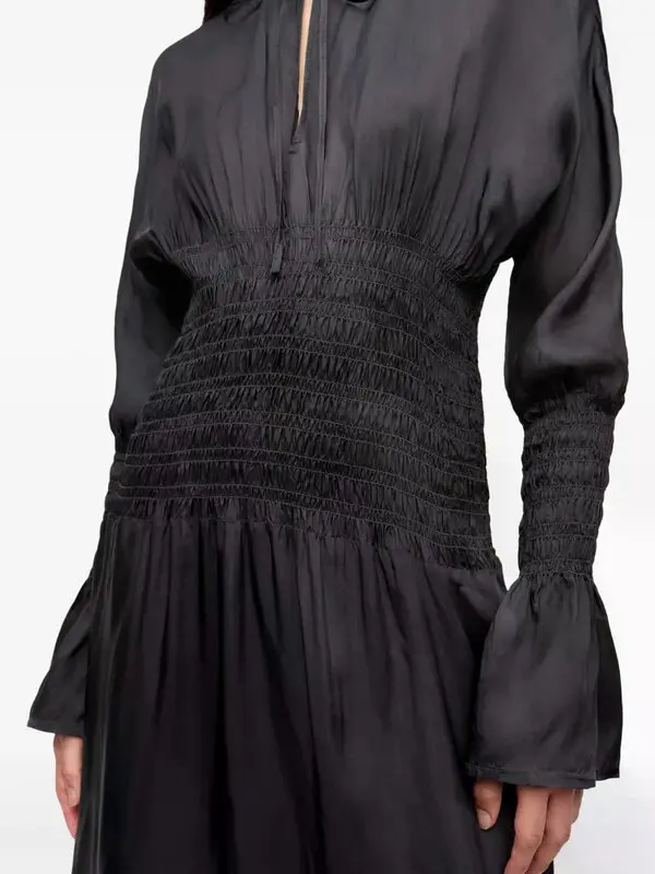 GANNI Smocked Dress