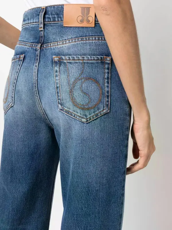 La DoubleJ High-waisted Flared Jeans