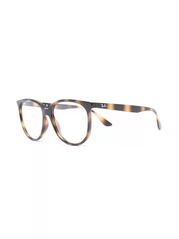 Ray-ban Logo-plaque Round Glasses