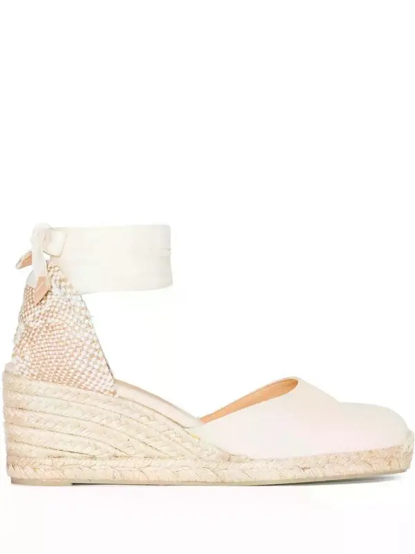 CastaÑer Carina Lace-up Wedge Espadrilles