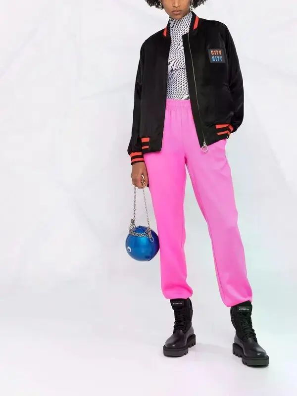 Rabanne Logo Patch Bomber Jacket