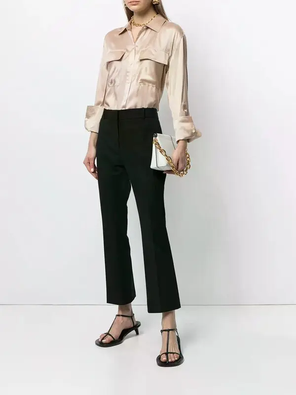 FRAME Cropped Tailored Trousers