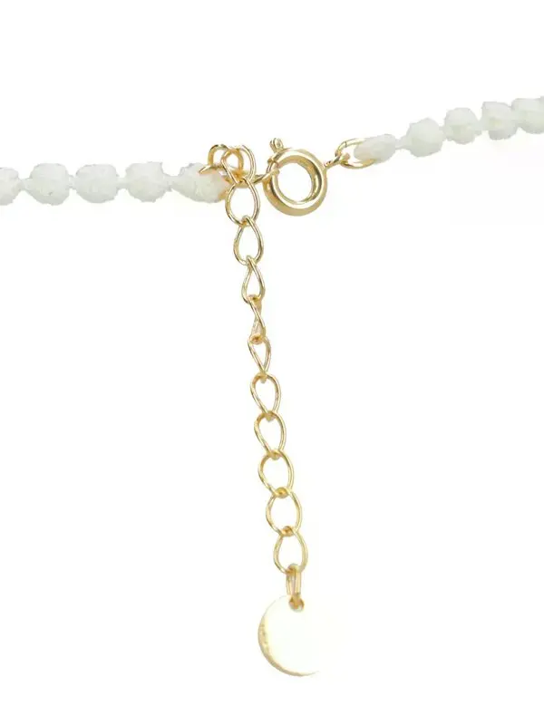 Undercover Bead-embellished Crochet Necklace