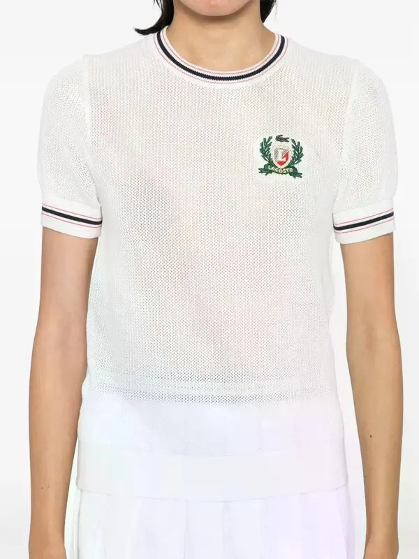 Lacoste Embroidered Shield T-shirt