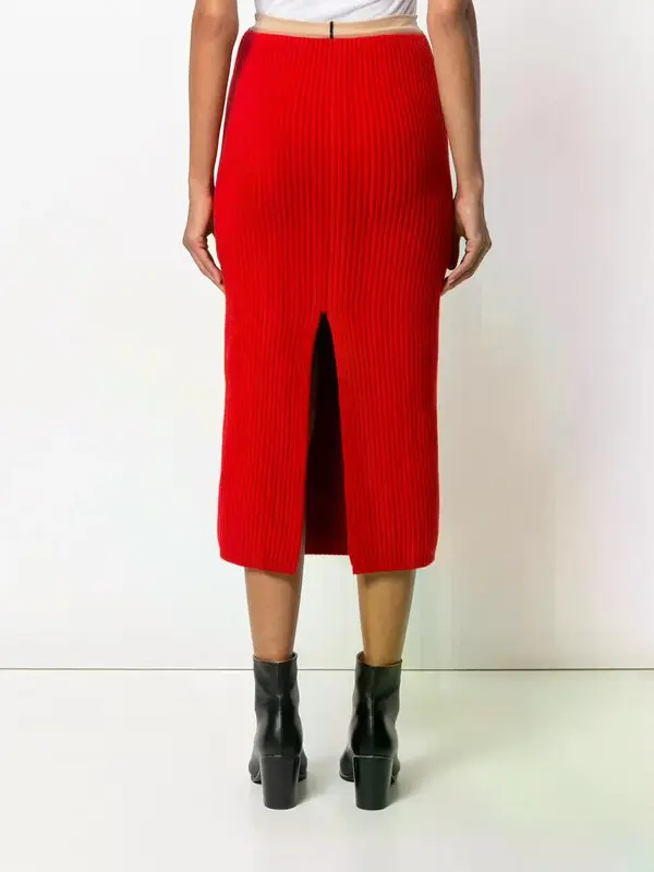 Calvin Klein Rib Knit Pencil Skirt