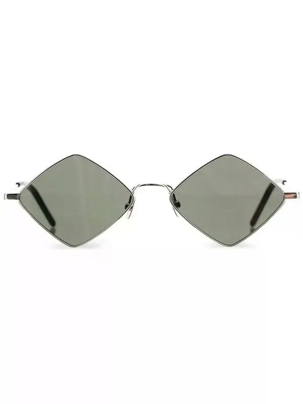 Saint Laurent Diamond-frame Sunglasses - Black