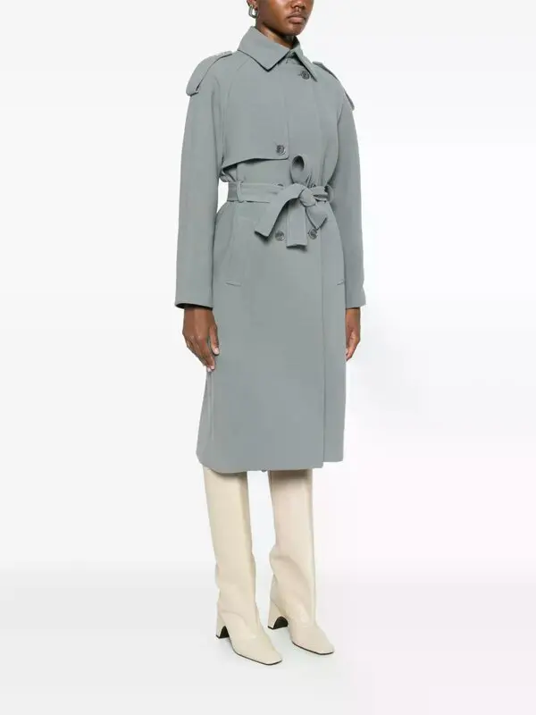 Patrizia Pepe Twill Trench Coat