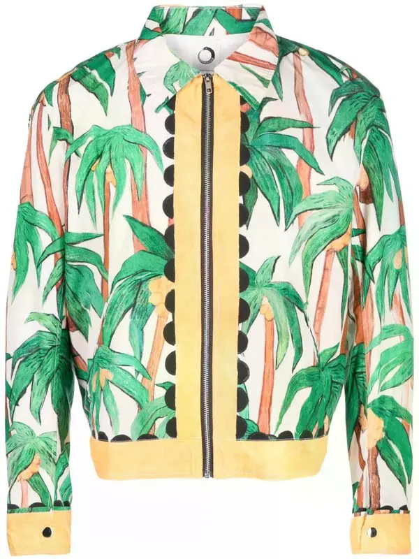 ENDLESS JOY Palma Blouson Cotton Jacket - Neutrals