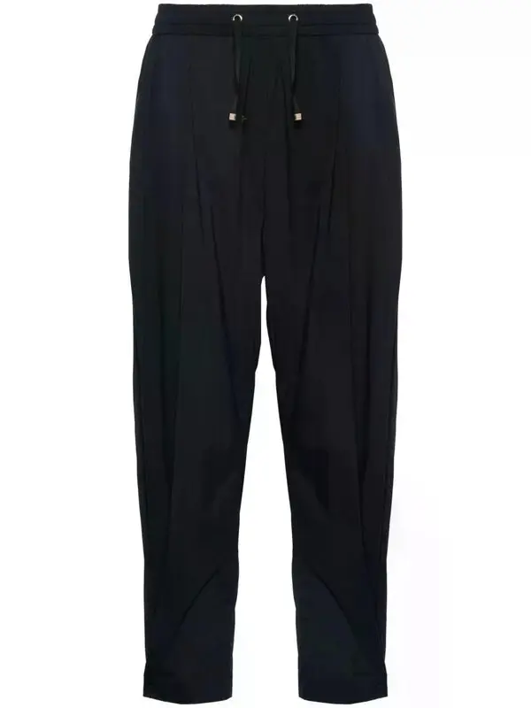 Herno Dart-detailing Trousers - Black