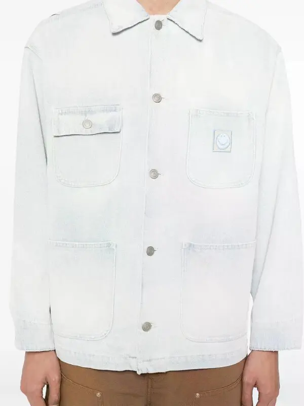 Joshua Sanders Logo-patch Denim Jacket