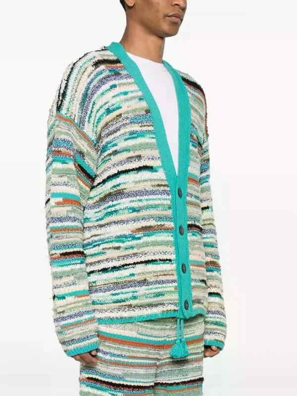Alanui Madurai Striped Cardigan