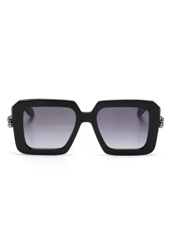 BVLGARI Serpenti Oversize Sunglasses - Black