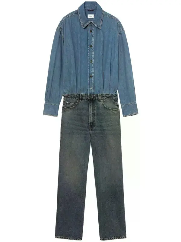 HAIKURE Denim Jumpsuit - Blue