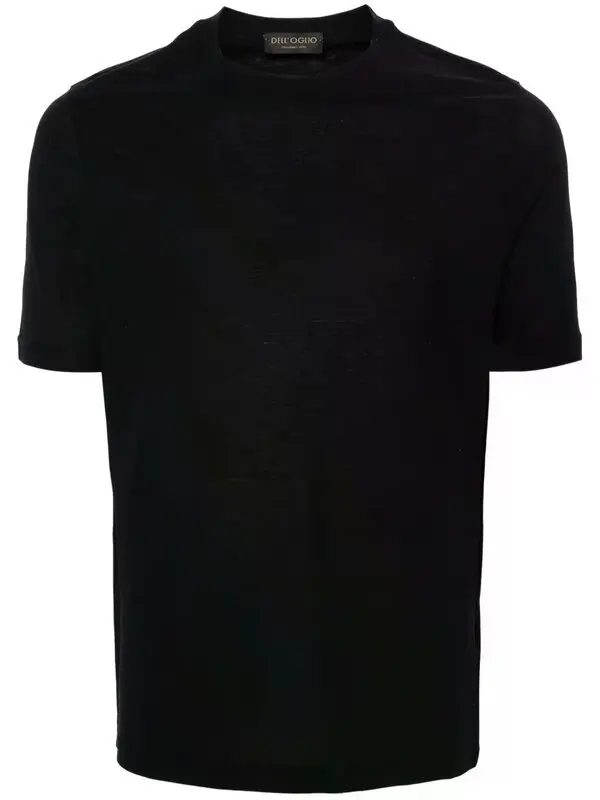 DELL'OGLIO Crew-neck Cotton T-shirt