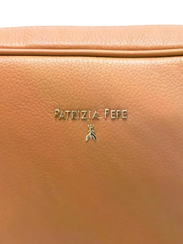 Patrizia Pepe Leather Crossbody Bag - Brown
