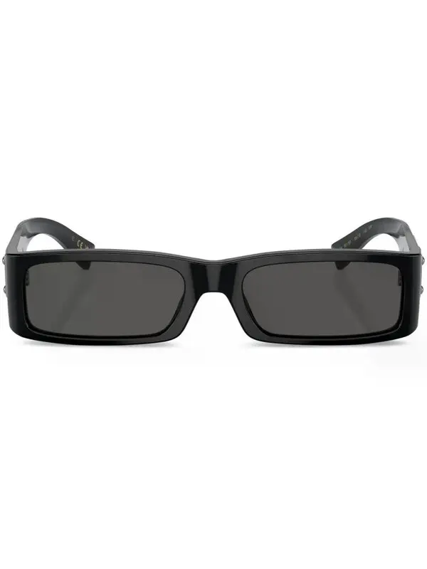 Dolce & Gabbana Rectangle Frame Sunglasses - Black