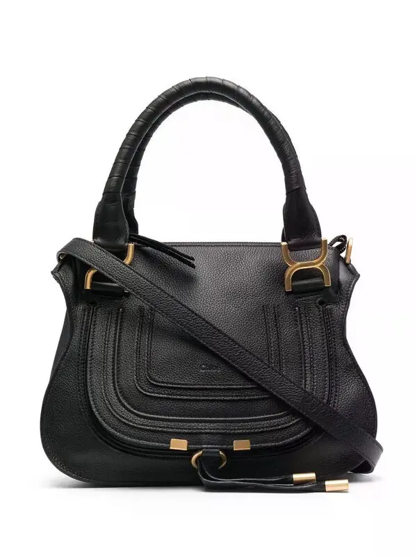 Chloé Small Marcie Leather Tote - Black