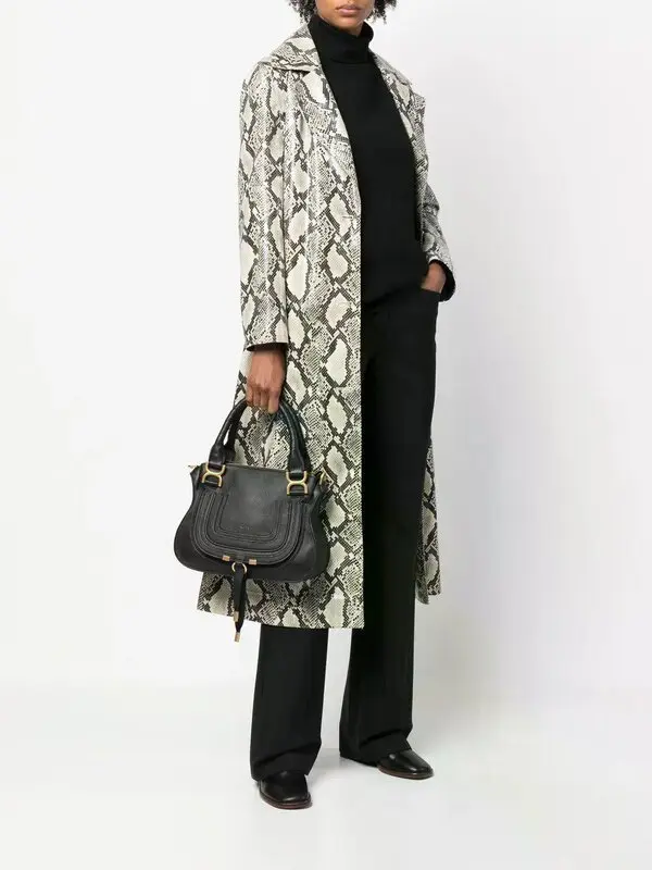 Chloé Small Marcie Leather Tote - Black