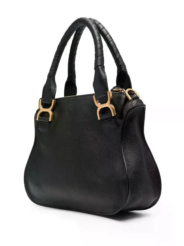 Chloé Small Marcie Leather Tote - Black
