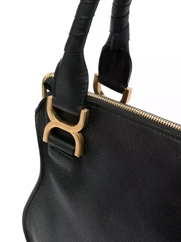 Chloé Small Marcie Leather Tote - Black