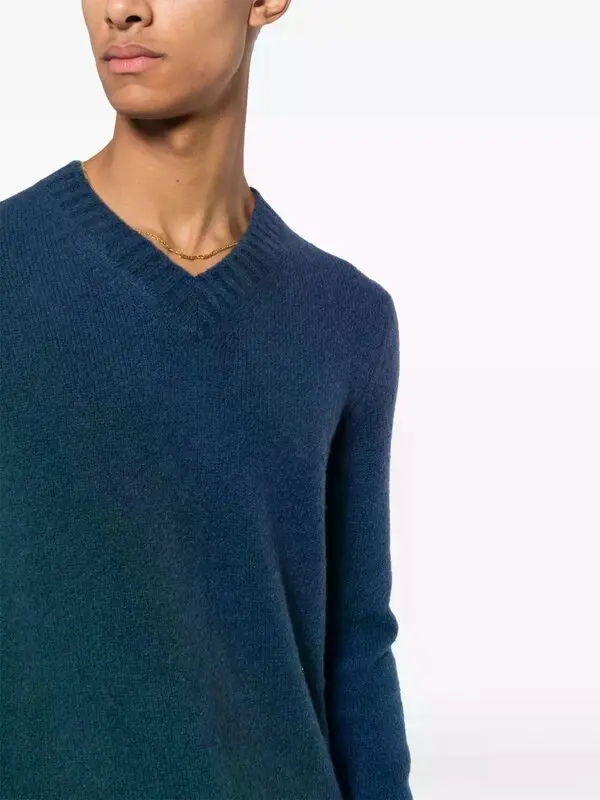 TOM FORD Ribbed-knit V-neck Jumper