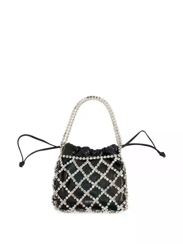 Off-White Crystal-skull Leather Tote Bag