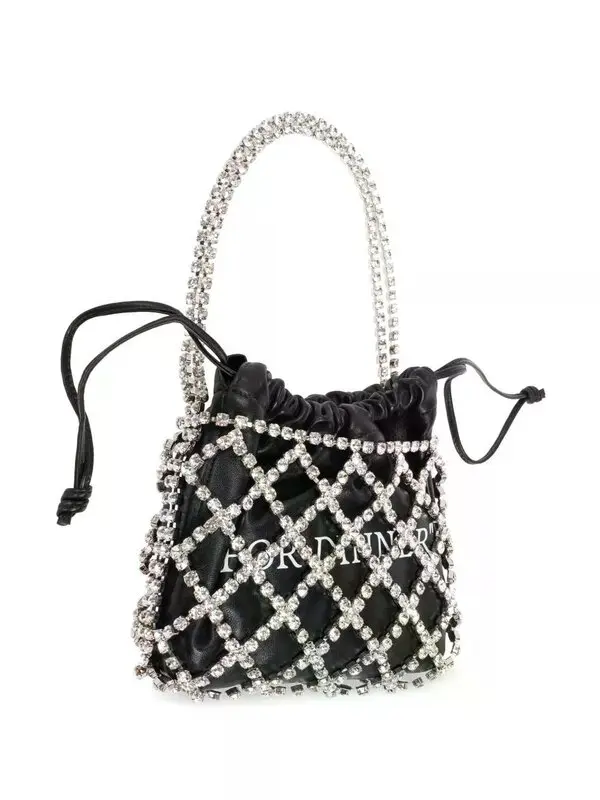 Off-White Crystal-skull Leather Tote Bag