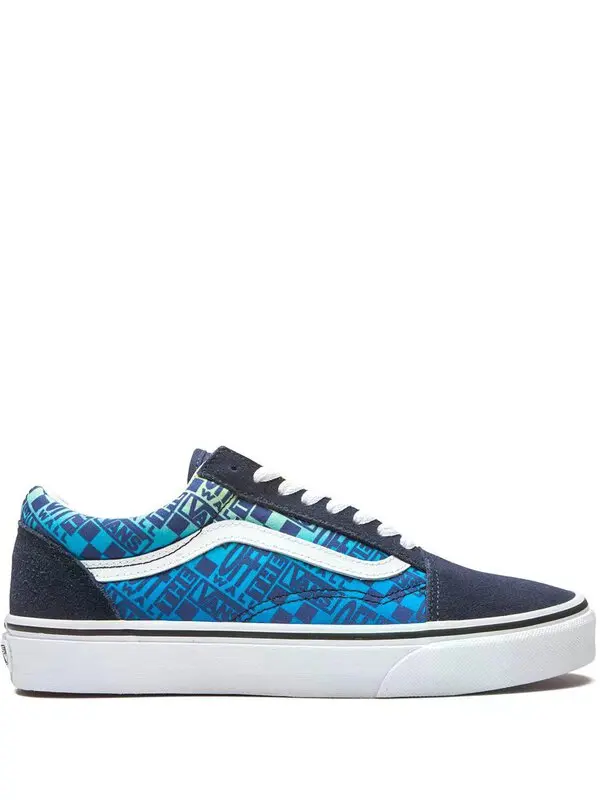 VANS Old Skool Off The Wall Logos Sneakers - Blue