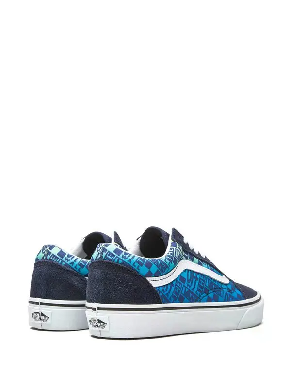 VANS Old Skool Off The Wall Logos Sneakers - Blue