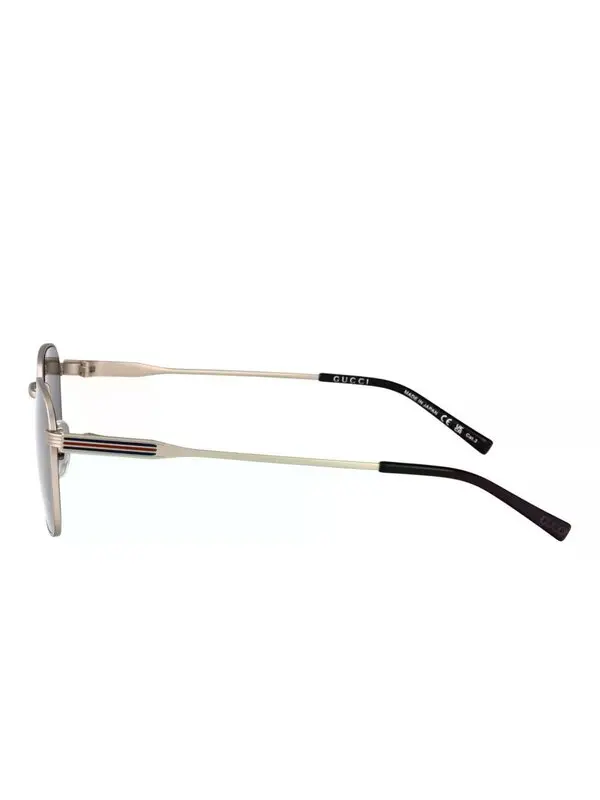 Gucci Square-frame Sunglasses - Gold
