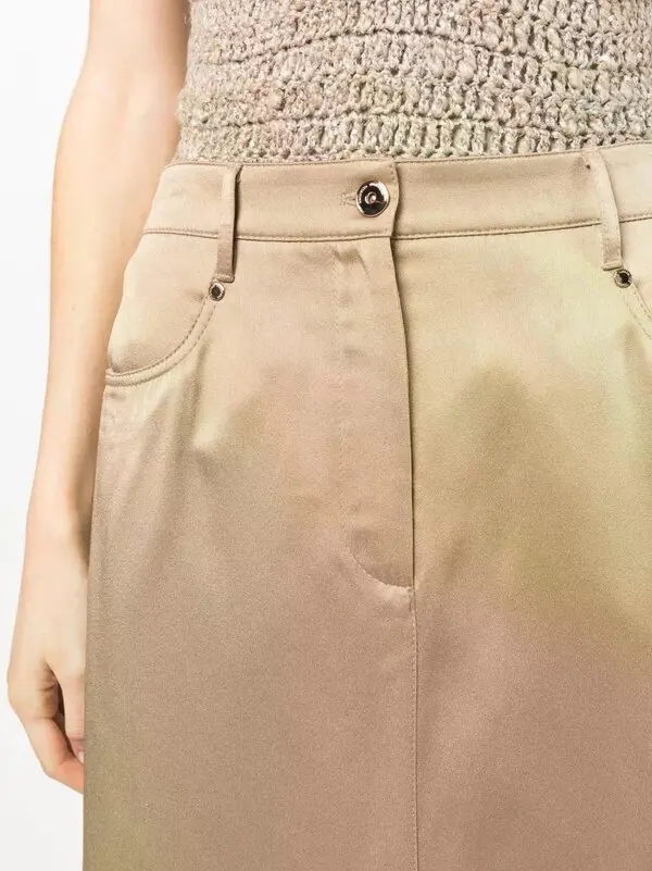 Brunello Cucinelli Straight-cut Midi Skirt