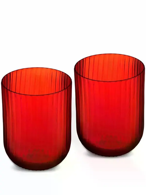Dolce & Gabbana Hand-blown Murano Glasses - Orange