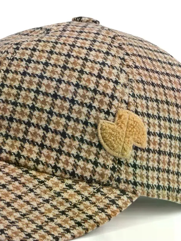 PATOU Check Print Baseball Cap