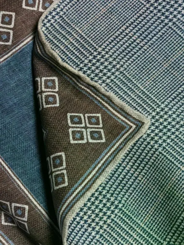 Brunello Cucinelli Silk Mix-print Scarf
