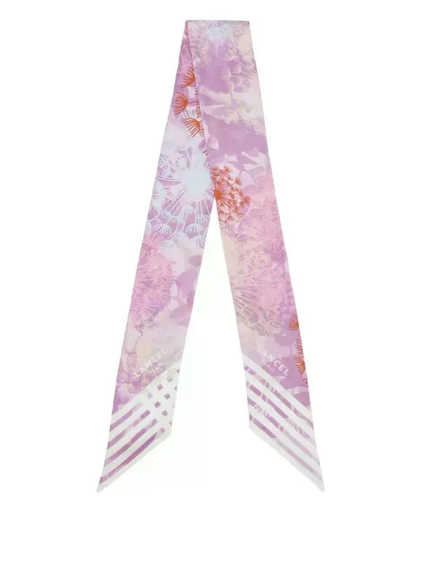 LANCEL Silk Scarf - Pink
