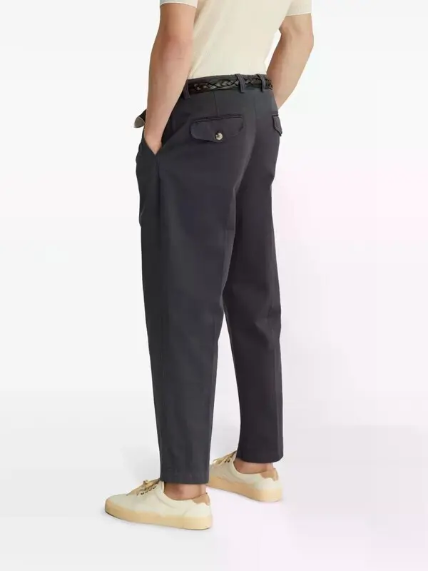 Brunello Cucinelli Pleated Cotton Trousers