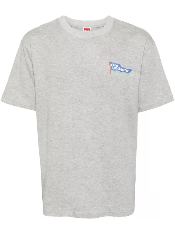 GROUND ZERO Logo-print Cotton T-shirt