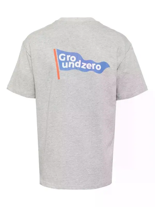 GROUND ZERO Logo-print Cotton T-shirt
