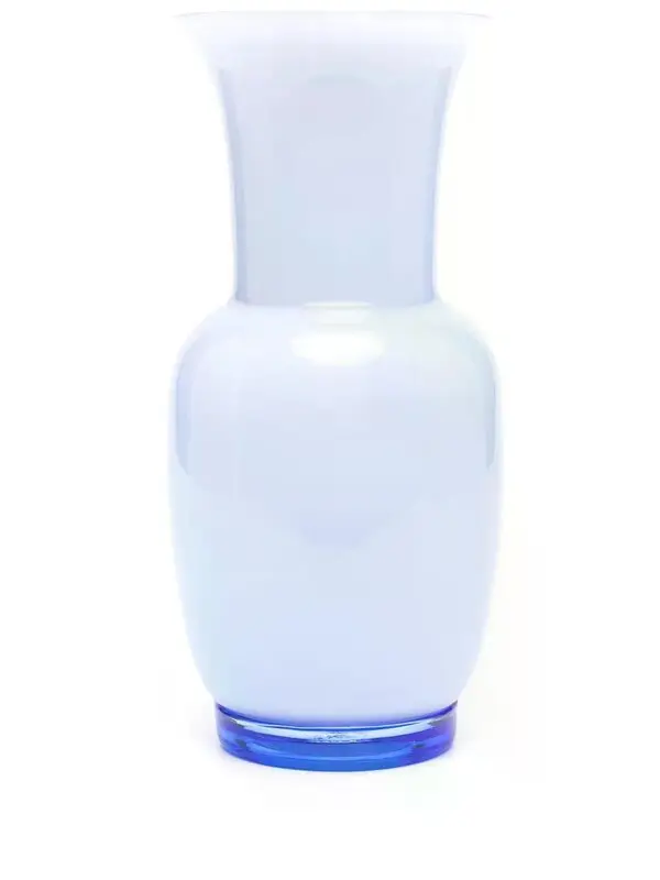 VENINI Opalino Gradient-effect Vase - Blue