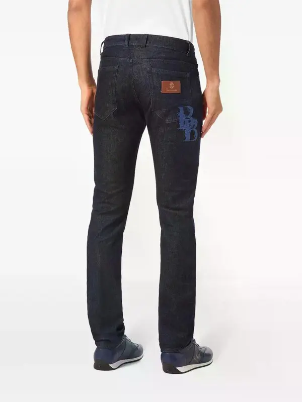 BILLIONAIRE Super Straight Cut Jeans - Blue