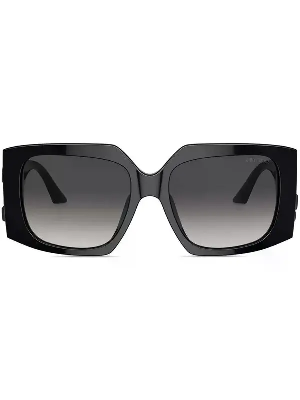 JIMMY CHOO Butterfly Frame Sunglasses - Black