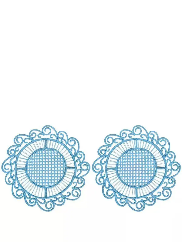 Themis Z Athenee Peacock Placemat - Blue