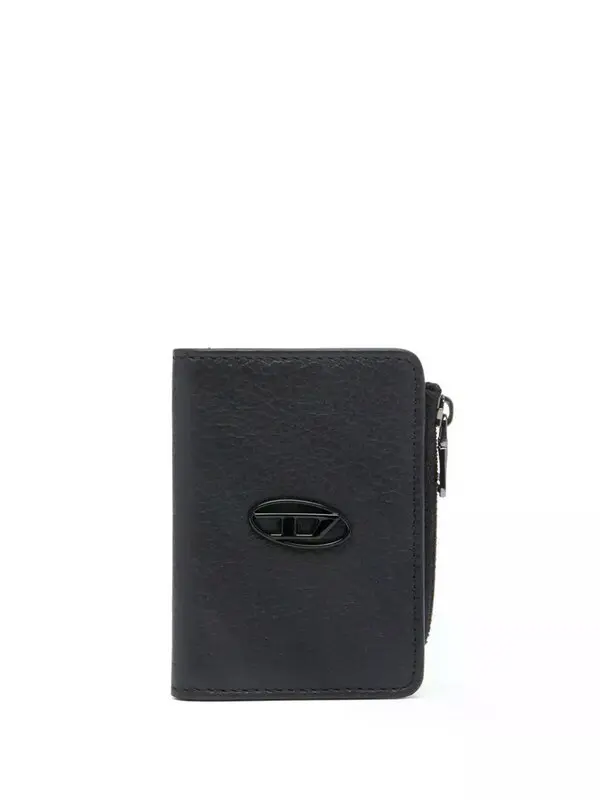DIESEL® Hissu Evo L Leather Wallet - Black