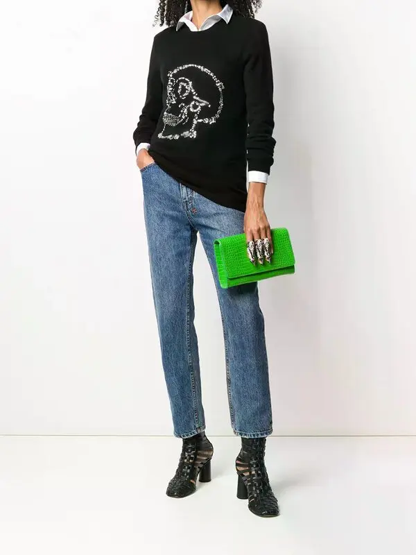 Philipp Plein Embellished Skull Jumper