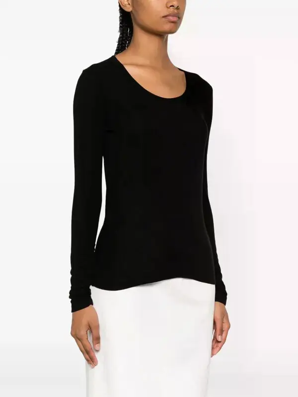 AGOLDE Scoop-neck Lyocell-blend Jumper