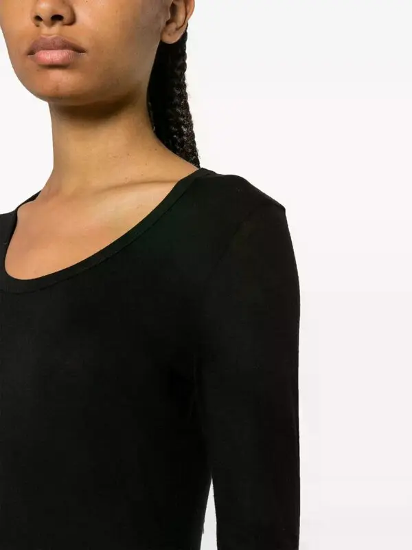 AGOLDE Scoop-neck Lyocell-blend Jumper