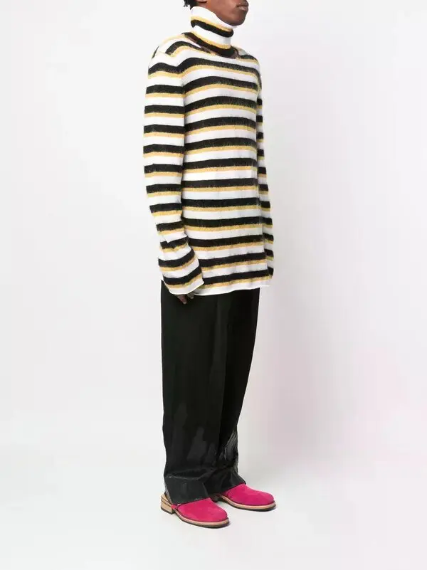 Marni Striped Roll-neck Jumper